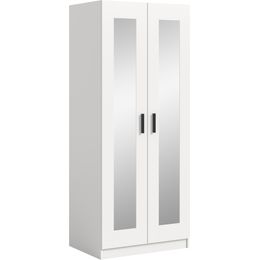 Kleiderschrank Home Affaire "Farmsen, Schlafzimmerschrank, Garderobe, Schrank", wei&szlig;, B:80cm H:195cm T:56cm, FSC-zertifizierter Holzwerkstoff, Schr&auml;nke, Kleiderschrank, Kleiderschrank, Schlafzimmer, Garderobenschrank, Flur