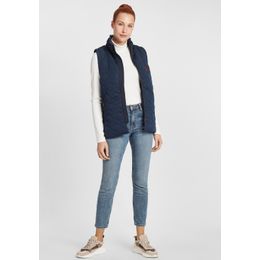 Steppweste oxmo "Steppweste OXAlita", Damen, Gr. XS, blau (marineblaus), Obermaterial: 100% Polyester PES., Westen Steppweste