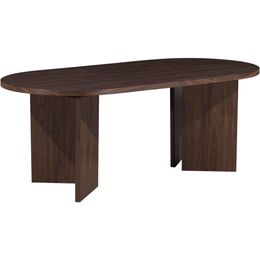 Esstisch OTTO HOME "Callii", walnuss, walnuss, walnuss, B:200cm H:76cm T:100cm, Tische, Esstisch, Walnussoptik