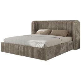 H&ouml;ffner Polsterbett mit Lattenrost Emora Classic braun Ma&szlig;e (cm): B: 243 H: 111 &raquo; H&ouml;ffner