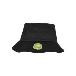 Trucker Cap Flexfit "Flexfit Unisex Organic Cotton Bucket Hat", Herren, Gr. onesize, schwarz, 98% Baumwolle (Bio), 2% Elasthan, unifarben, Caps