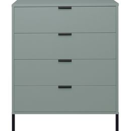 M&auml;usbacher Kommode M&Auml;USBACHER "Bonnie", gr&uuml;n (pine gr&uuml;n matt), B:81cm H:100cm T:45cm, Holzwerkstoff, Sideboards, Kommode, Kommode mit Quadratgestell
