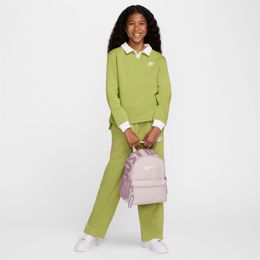 Rucksack Nike "Y NK BRSLA JDI MINI BKPK", platinum violet, plum dust, wei&szlig;, Rucks&auml;cke, Damen, Obermaterial: 100% Polyester, Rucksack, Kinder Rucksack, kompakte Gr&ouml;&szlig;e, aus Polyester