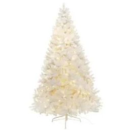 K&uuml;nstlicher Weihnachtsbaum CREATIV LIGHT "Weihnachtsdeko, k&uuml;nstlicher Christbaum, Tannenbaum", wei&szlig;, H:180cm, Kunststoff, Weihnachtsb&auml;ume, Kunstweihnachtsb&auml;ume