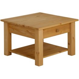Couchtisch OTTO HOME "Chicago", beige (natur gebeizt, gewachst), B:60cm H:40cm T:60cm, Tische, Couchtisch, in zwei Gr&ouml;&szlig;en, Landhausstil, zus&auml;tzlicher Stauraum
