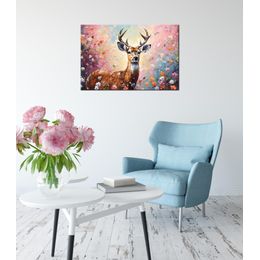 Leinwandbild B&Ouml;NNINGHOFF, farbe bild(er): bunt, B:90cm H:60cm T:1,8cm, Canvas, MDF, Bilder, Leinwandbild