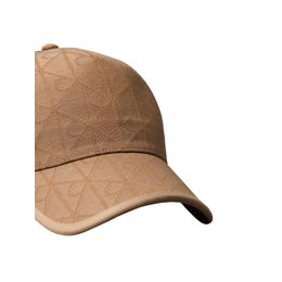 Baseball Cap Calvin Klein "LOGO AOP JACQUARD (BAG TIE BACK)", Damen, lotus beige aop, Web, Kunstfaser, gemustert, Caps, Regular fit und gr&ouml;&szlig;enverstellbar