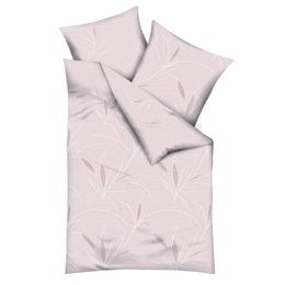 Bettw&auml;sche Kaeppel "Organic", ros&eacute;, B/L: 155cm x 220cm, 1 Stk., 1 Stk., Mako-Satin, B/L: 80cm x 80cm, 2 Stk., Mako-Satin, Obermaterial: 100% Baumwolle, Bettw&auml;sche, Bettw&auml;sche