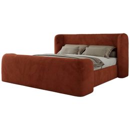 H&ouml;ffner Polsterbett mit Lattenrost Emora Classic Duo &brvbar; orange &brvbar; Ma&szlig;e (cm): B: 203 H: 111 &raquo; H&ouml;ffner