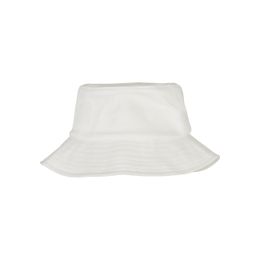 Fischerhut Flexfit "Flexfit Unisex Flexfit Cotton Twill Bucket Hat Kids", Damen, Gr. onesize, wei&szlig;, 98% Baumwolle, 2% Elasthan, H&uuml;te