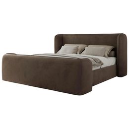 H&ouml;ffner Polsterbett mit Lattenrost Emora Classic Duo &brvbar; braun &brvbar; Ma&szlig;e (cm): B: 203 H: 111 &raquo; H&ouml;ffner