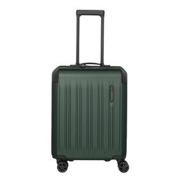 Hartschalen-Trolley Travelite "DYNAMIIC Reisekoffer Hartschale", Gr. B/H/T: 40cm x 55cm x 20cm 37 l, gr&uuml;n, ABS, unifarben mit Farbeins&auml;tzen, Koffer, ABS-Hartschale und Volumenerweiterung