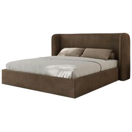 H&ouml;ffner Polsterbett mit Lattenrost Emora Classic braun Ma&szlig;e (cm): B: 243 H: 111 &raquo; H&ouml;ffner