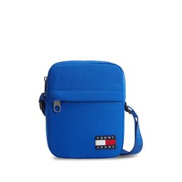 Umh&auml;ngetasche Tommy Jeans "TJM ESS DAILY REPORTER", Damen, Gr. B/H/T: 16cm x 20cm x 6cm, hellblau, Textil, Taschen Umh&auml;ngetasche, Men Schultertasche, Freizeitasche mit Tommy Jeans Flaggen-Aufn&auml;her