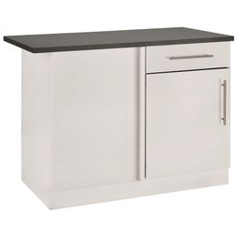 Wiho-K&uuml;chen Eckunterschrank WIHO K&Uuml;CHEN "Cali", beige (front und korpus: cashmere, arbeitsplatte: granit grau), B:110cm H:85cm T:60cm, Schr&auml;nke, Eckunterschrank, 110 cm breit