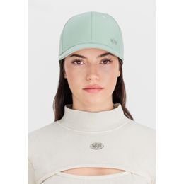 Trucker Cap Alpha Industries "Metal Label Cap", Herren, Gr. onesize, frost gr&uuml;n, Kunstfaser, Caps