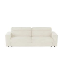 H&ouml;ffner Big Sofa mit Schlaffunktion Branna &brvbar; beige &brvbar; Ma&szlig;e (cm): B: 250 H: 101 T: 105.0