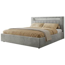 H&ouml;ffner Polsterbett mit Bettkasten Gold 5 Classic grau Ma&szlig;e (cm): B: 148 H: 103 &raquo; H&ouml;ffner