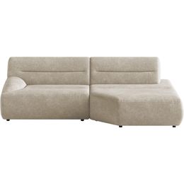 Sit & More Ecksofa SIT & MORE "Scrabble", silber, B:260cm H:80cm T:130cm, 100% Polyester, Sofas, Ecksofa