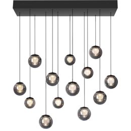 NEUHAUS PURE LED Pendelleuchte "PURE Popup", mystic grau, 13, H: 60cm, 1 Stk., Leuchten, Comfort Lift, CCT, dimmbar &uuml;ber Fernbedienung, LED Pendelleuchte