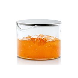 Marmeladenglas Blomus "BASIC", transparent, B:6,5cm H:5,5cm L:6,5cm, Glas, Lebensmittelaufbewahrungsbeh&auml;lter