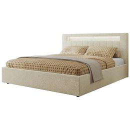 H&ouml;ffner Polsterbett mit Bettkasten Gold 5 Classic creme Ma&szlig;e (cm): B: 168 H: 103 &raquo; H&ouml;ffner