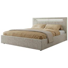 H&ouml;ffner Polsterbett mit Bettkasten Gold 5 Classic &brvbar; grau &brvbar; Ma&szlig;e (cm): B: 208 H: 103 &raquo; H&ouml;ffner