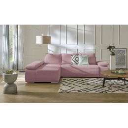 switch Ecksofa Soft rosa/pink Ma&szlig;e (cm): B: 282 H: 84 T: 182.0 &raquo; H&ouml;ffner