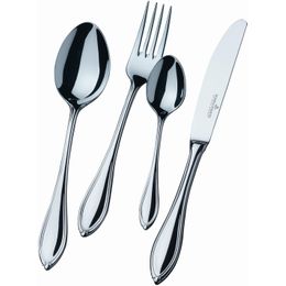 Besteck-Set "Novara", silber (silberfarben), 30 Stk., Chromnickelstahl 18/10, PICARD & WIELP&Uuml;TZ SOLINGEN, Essbesteck-Sets, Made in Germany