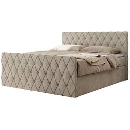 H&ouml;ffner Boxbett mit Bettkasten Miren Duo &brvbar; beige &brvbar; Ma&szlig;e (cm): B: 141 H: 110 &raquo; H&ouml;ffner