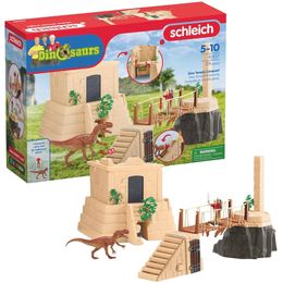 Spielwelt Schleich "DINOSAURS, Dino Tempel-Eroberung (42657)", bunt, Spielfigurenwelten, KinderB:102cm H:33cm T:43cm, Kunststoff, B:102cm H:33cm T:43cm