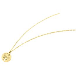 Adelia&acute;s Kette ohne Anh&auml;nger ADELIA&acute;S "Damen Halskette mit Anh&auml;nger &ndash; Lebensbaum aus Edelstahl", silber, Halsketten, Damen, 48cm, Edelstahl, Perfekt als Geschenk f&uuml;r besondere Menschen