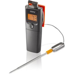 Grillthermometer Gefu "CONTROL", schwarz, B:5cm H:3cm T:24,3cm, Edelstahl, Kunststoff, Temperaturmessger&auml;te, App-gesteuert mit bis zu 30 Meter Reichweite in Echtzeit&uuml;bertragung