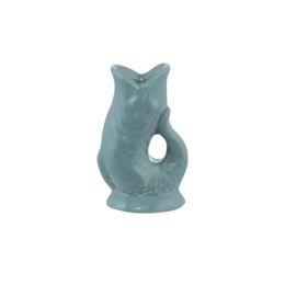 HOME STORY Vase Fisch &brvbar; blau &brvbar; Steinzeug &brvbar; Ma&szlig;e (cm): B: 3 H: 8,4 &raquo; H&ouml;ffner
