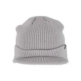 Flex Cap Brandit "Brandit Accessoires US Shield Cap", Herren, Gr. onesize, grau (erdgrau), 100% Polyacryl, unifarben, Caps