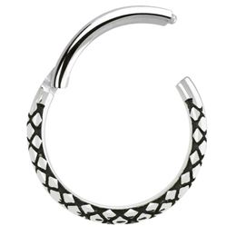 Adelia&acute;s Nasenpiercing ADELIA&acute;S "Piercing - Nasenpiercing 316L Stahl Schlange", silber, Piercings, Damen, Motiv Schlange, &Oslash; 8 mm, 8 mm St&auml;rke, 316L Stahl
