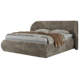 H&ouml;ffner Polsterbett mit Bettkasten Caela Classic braun Ma&szlig;e (cm): B: 185 H: 110 &raquo; H&ouml;ffner