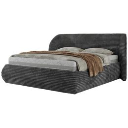 H&ouml;ffner Polsterbett mit Bettkasten Caela Classic &brvbar; grau &brvbar; Ma&szlig;e (cm): B: 245 H: 110 &raquo; H&ouml;ffner