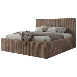 H&ouml;ffner Polsterbett mit Bettkasten Tiliano Classic braun Ma&szlig;e (cm): B: 216 H: 108 &raquo; H&ouml;ffner