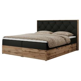 H&ouml;ffner Boxbett mit Bettkasten Veneto &brvbar; schwarz &brvbar; Ma&szlig;e (cm): B: 188 H: 115 &raquo; H&ouml;ffner