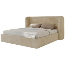 H&ouml;ffner Polsterbett mit Lattenrost Emora Classic creme Ma&szlig;e (cm): B: 243 H: 111 &raquo; H&ouml;ffner