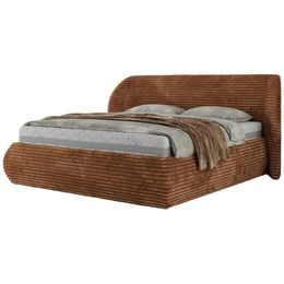 H&ouml;ffner Polsterbett mit Bettkasten Caela Classic orange Ma&szlig;e (cm): B: 185 H: 110 &raquo; H&ouml;ffner