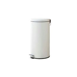 H&ouml;ffner M&uuml;lleimer &brvbar; wei&szlig; &brvbar; Kunststoff,Stahl &brvbar; Ma&szlig;e (cm): B: 29,5 H: 63 &raquo; H&ouml;ffner