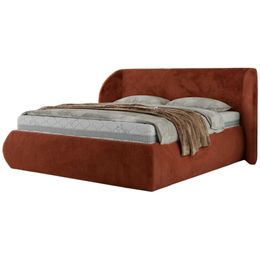 H&ouml;ffner Polsterbett mit Bettkasten Caela Classic orange Ma&szlig;e (cm): B: 205 H: 110 &raquo; H&ouml;ffner