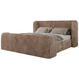 H&ouml;ffner Polsterbett mit Lattenrost Emora Classic Duo &brvbar; braun &brvbar; Ma&szlig;e (cm): B: 183 H: 111 &raquo; H&ouml;ffner