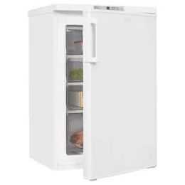 Exquisit Gefrierschrank "GS80-HE-040D", Energieeffizienz: D (A-G), silber (wei&szlig;), B:55cm H:85,5cm T:57,5cm, Gefrierschr&auml;nke, 4*-Gefrierschrank mit praktischem Griff &ndash; leicht & bequem zu &ouml;ffnen