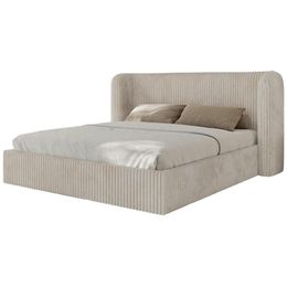 H&ouml;ffner Polsterbett mit Lattenrost Emora Classic &brvbar; beige &brvbar; Ma&szlig;e (cm): B: 203 H: 111 &raquo; H&ouml;ffner
