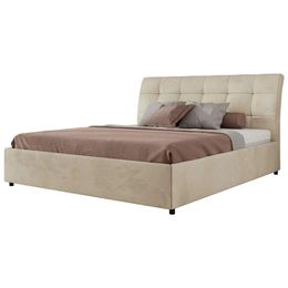 H&ouml;ffner Polsterbett mit Bettkasten Gala Classic &brvbar; beige &brvbar; Ma&szlig;e (cm): B: 148 H: 101 &raquo; H&ouml;ffner