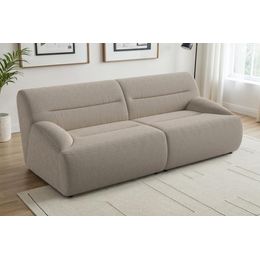 Sit & More Big-Sofa SIT & MORE "Scrabble", taupe, B:200cm H:80cm T:100cm, 95% Polyester, 9% Polyamid, Sofas, Big-Sofa