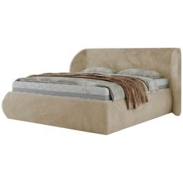 H&ouml;ffner Polsterbett mit Bettkasten Caela Classic &brvbar; creme &brvbar; Ma&szlig;e (cm): B: 225 H: 110 &raquo; H&ouml;ffner